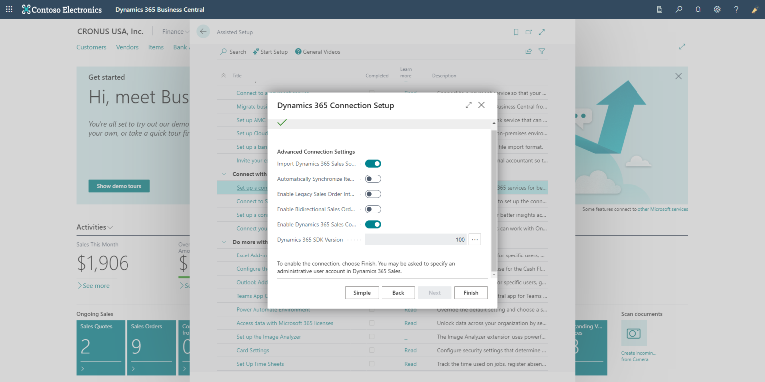 How to set a connection between Dynamics 365 Business Central and ...